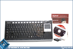 Keysonic ACK-612 RF Wireless Multimedia Keyboard - OC3D